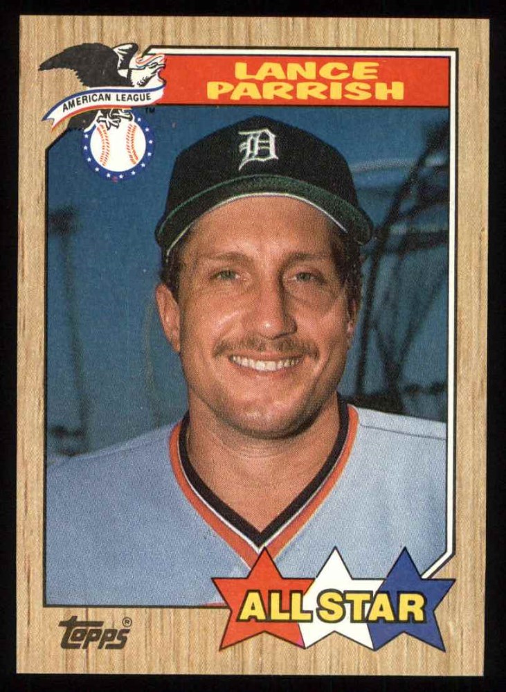 1987 Topps #613 All-Star Lance Parrish