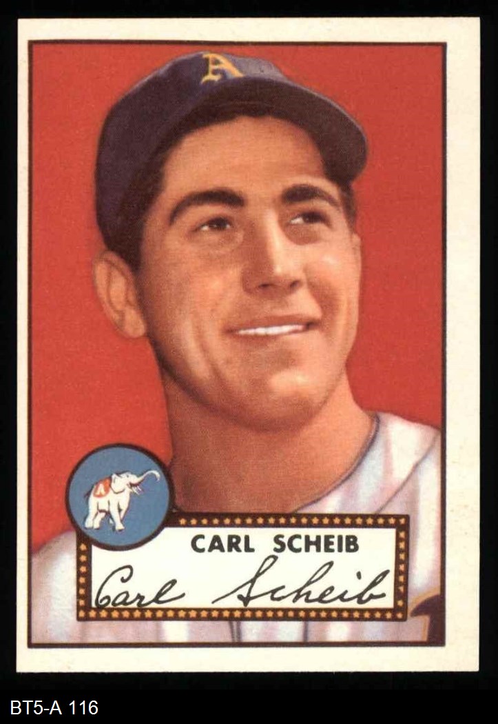 1952 Topps REPRINT Philadelphia Athletics Team Set