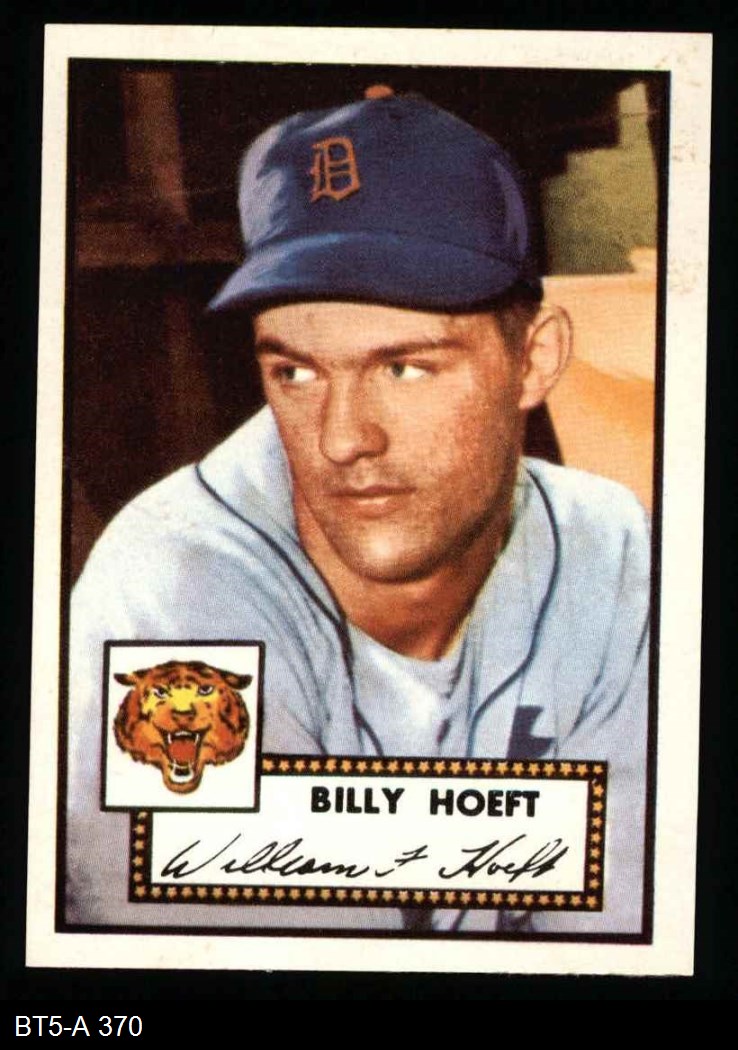 1952 Topps REPRINT Detroit Tigers Team Set