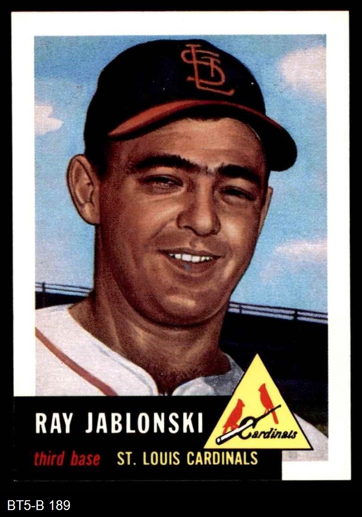 1953 Topps Archives #189 Ray Jablonski
