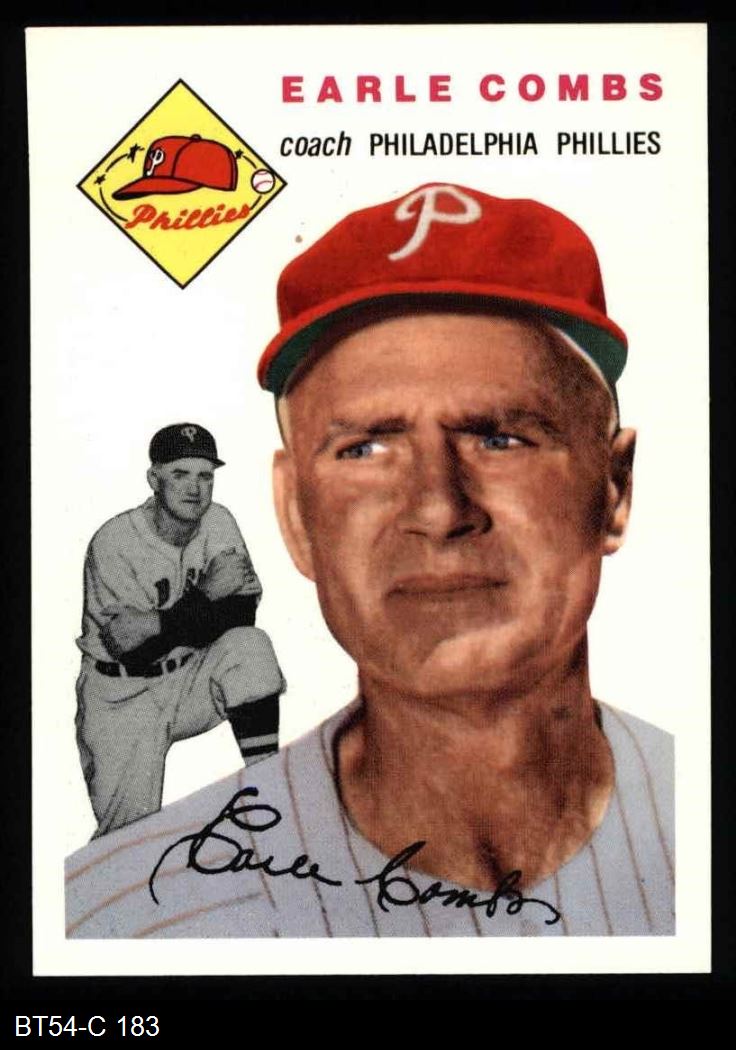 1954 Topps REPRINT Philadelphia Phillies Team Set