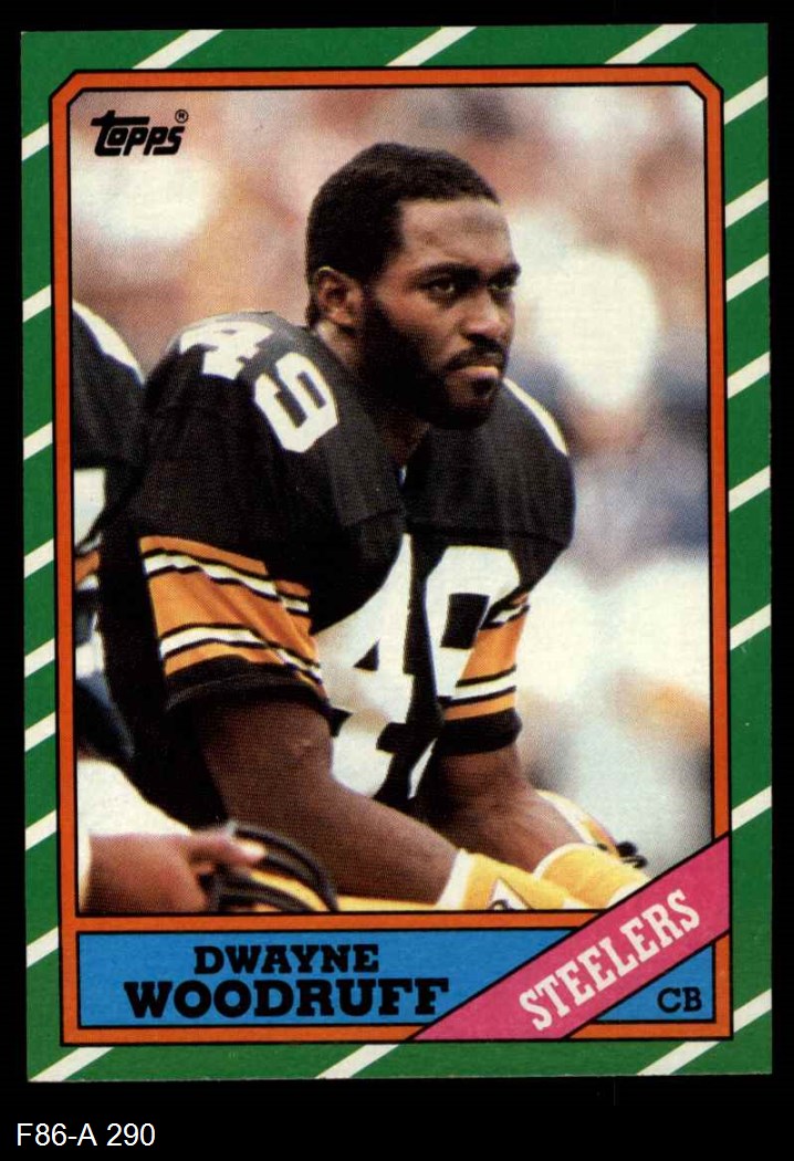 1986 Topps Pittsburgh Steelers Team Set