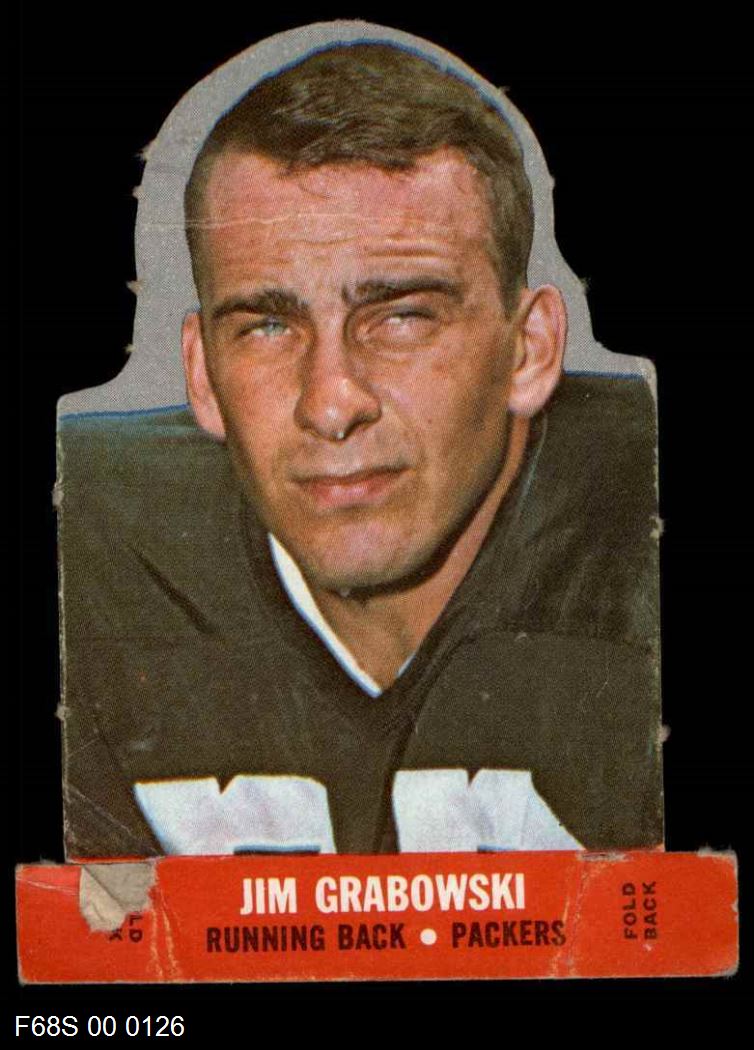 1968 Topps Stand-Ups #6 Jim Grabowski