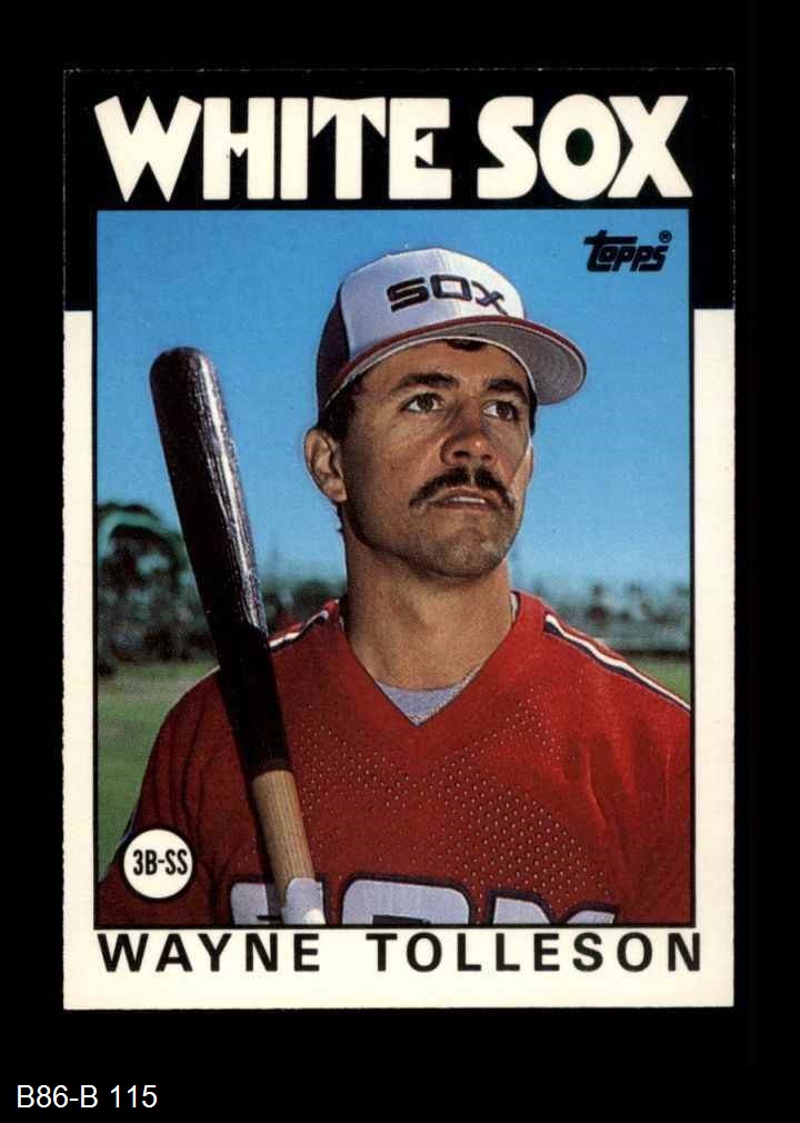 1986 Topps Traded #115 Wayne Tolleson