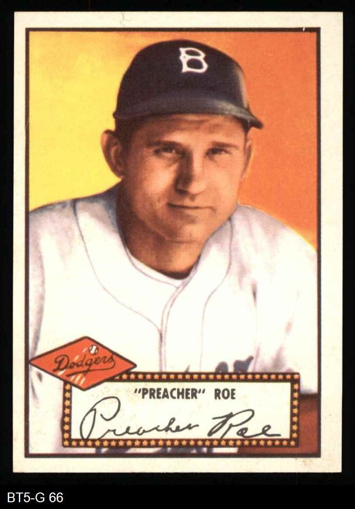 1952 Topps REPRINT Brooklyn Dodgers Team Set