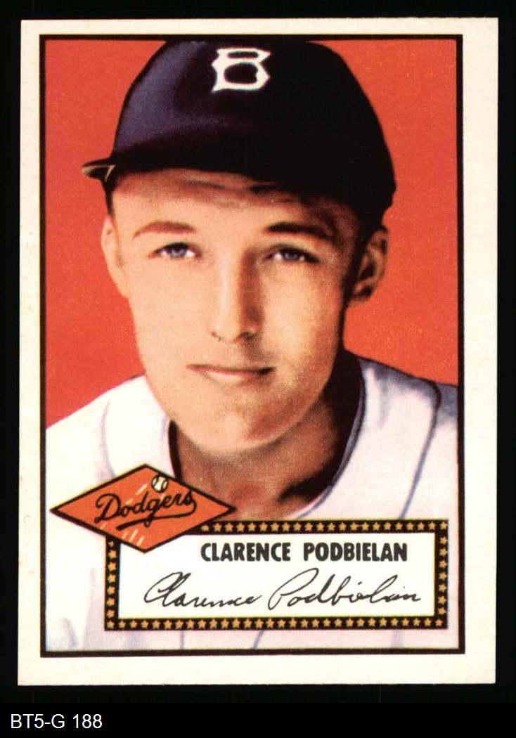 1952 Topps REPRINT Brooklyn Dodgers Team Set