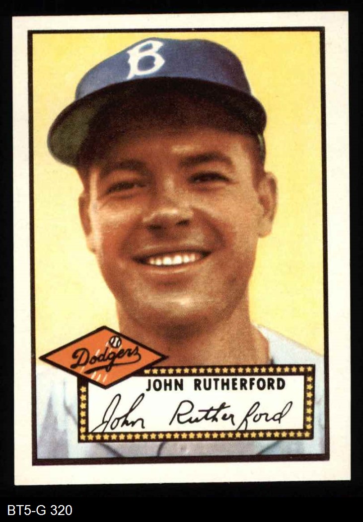 1952 Topps REPRINT Brooklyn Dodgers Team Set