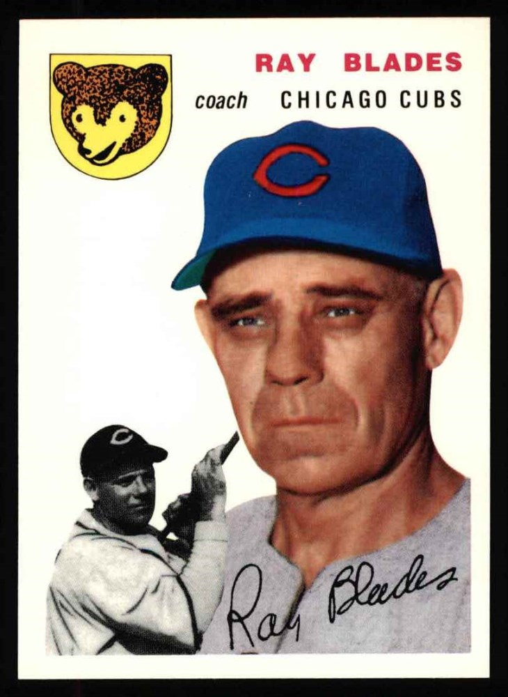 1954 Topps REPRINT Chicago Cubs Team Set