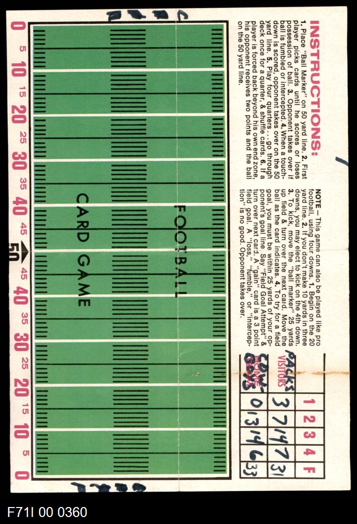 1971 Topps Football Posters #8 Roman Gabriel