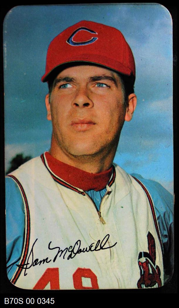 1970 Topps Super #10 Sam McDowell