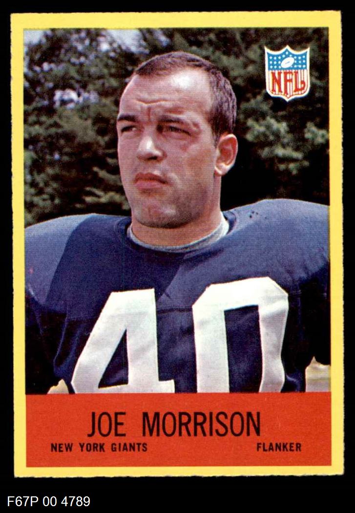 1967 Philadelphia #116 Joe Morrison