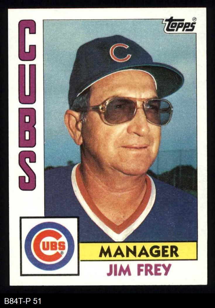 1984 Topps Chicago Cubs Almost Complete Team Set