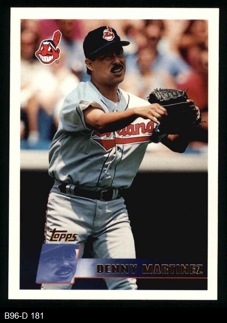 1996 Topps #181 Dennis Denny Martinez
