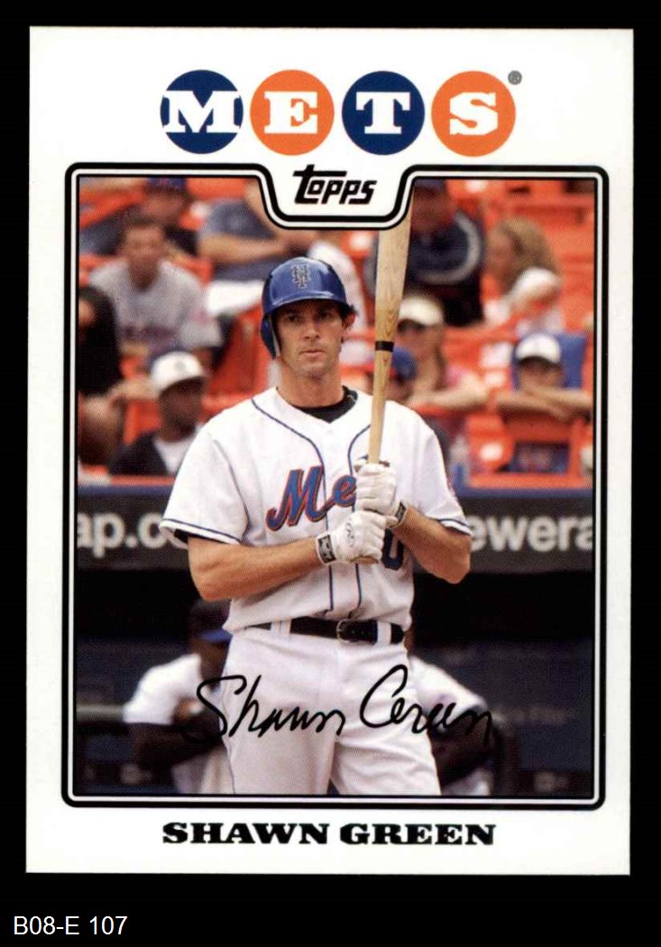 2008 Topps #107 Shawn Green