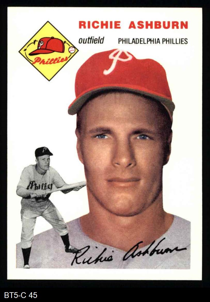 1954 Topps REPRINT Philadelphia Phillies Team Set