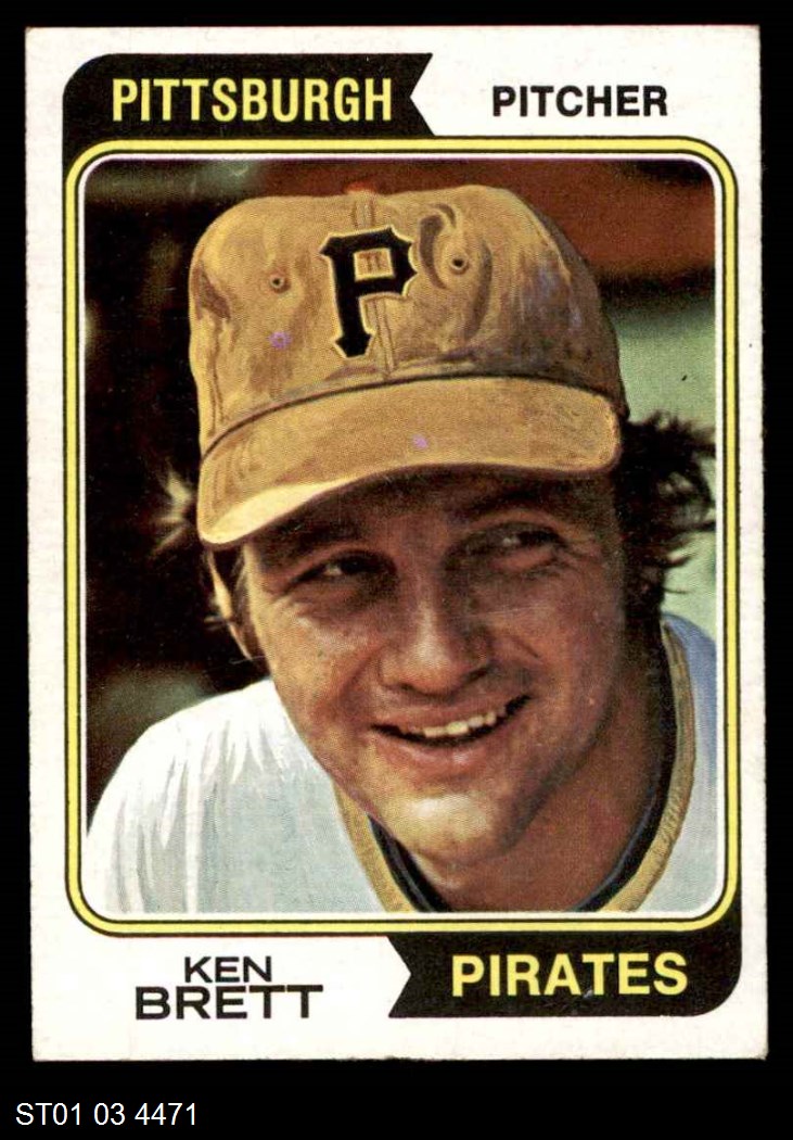 1974 Topps #237 Ken Brett 5 - EX