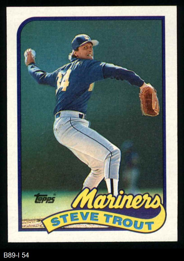 1989 Topps #54 Steve Trout