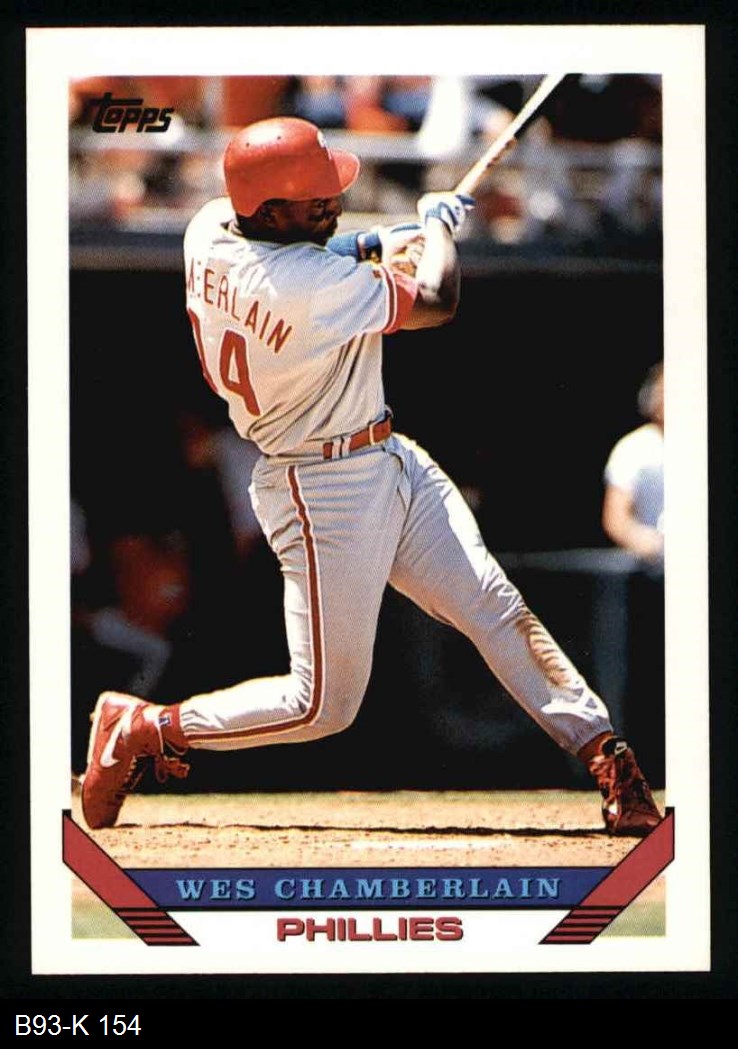 1993 Topps Philadelphia Phillies Almost Complete Team Set