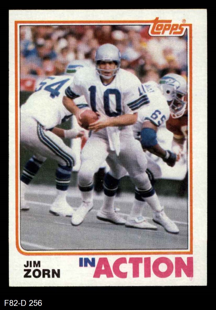 1982 Topps Seattle Seahawks Team Set
