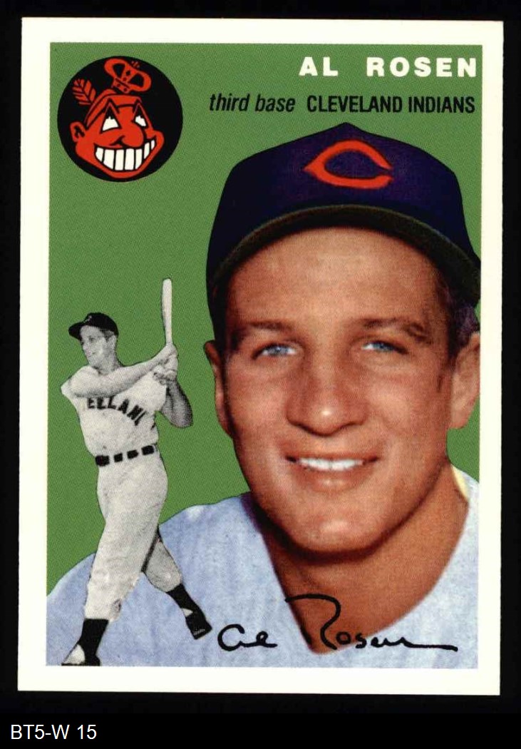 1954 Topps REPRINT Cleveland Indians Team Set