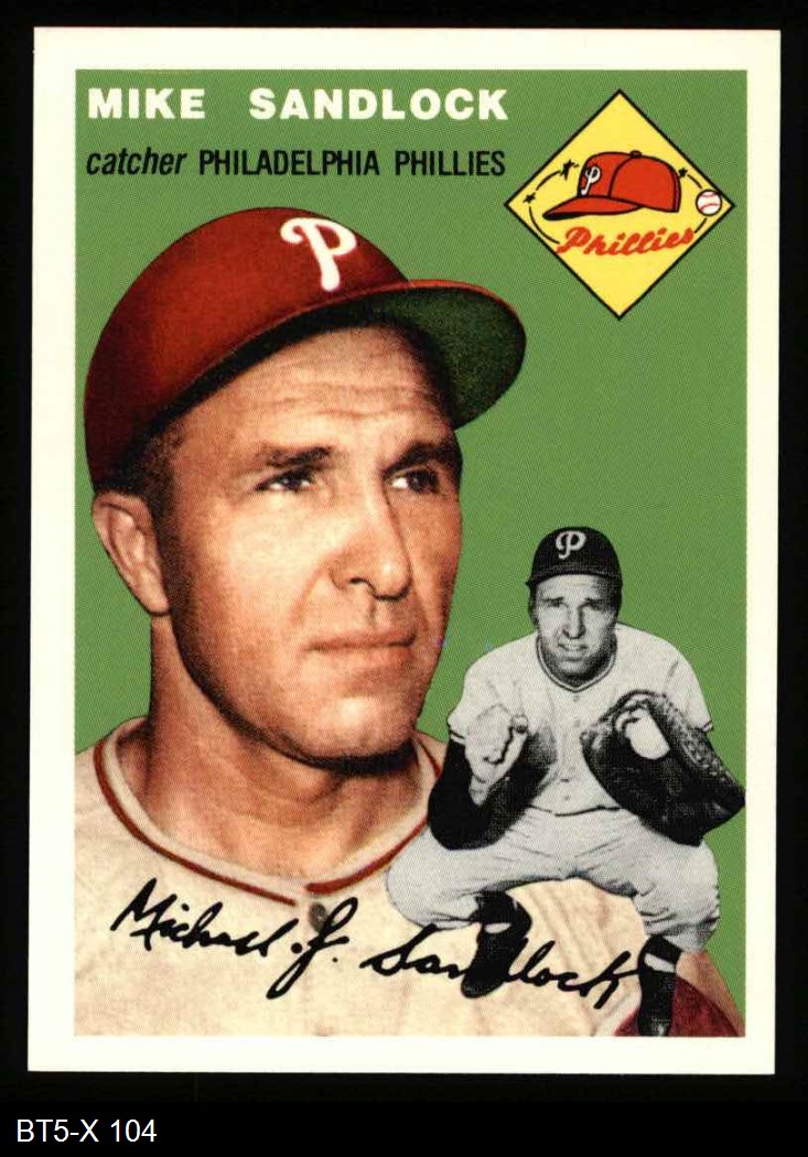 1954 Topps REPRINT Philadelphia Phillies Team Set