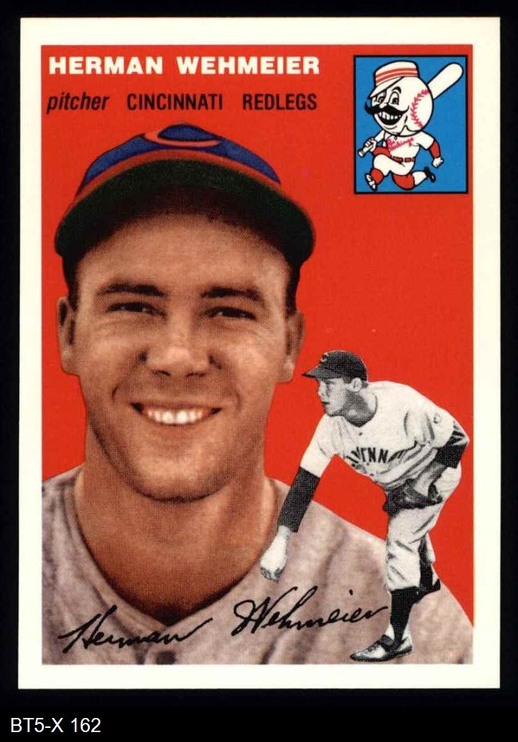 1954 Topps REPRINT Cincinnati Reds Team Set