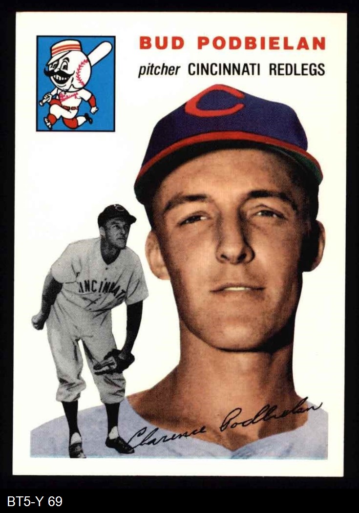 1954 Topps REPRINT Cincinnati Reds Team Set