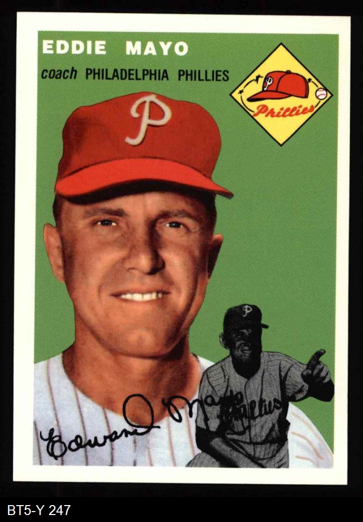 1954 Topps REPRINT Philadelphia Phillies Team Set