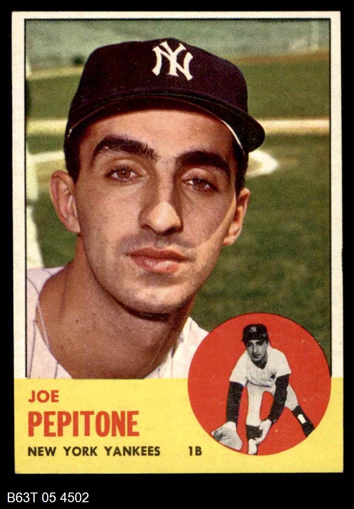 1963 Topps #183 Joe Pepitone