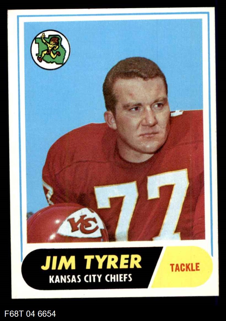 1968 Topps #15 Jim Tyrer