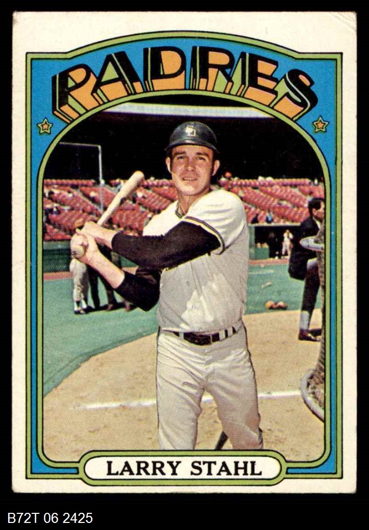1972 Topps San Diego Padres Team Set