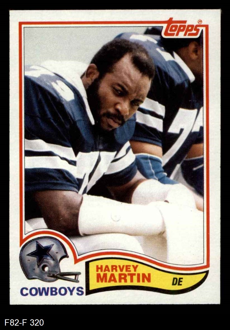 1982 Topps #320 Harvey Martin