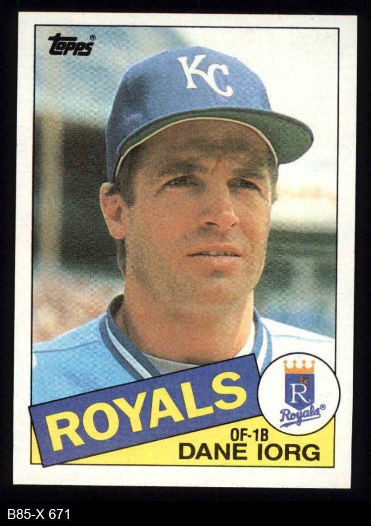 1985 Topps Kansas City Royals Team Set