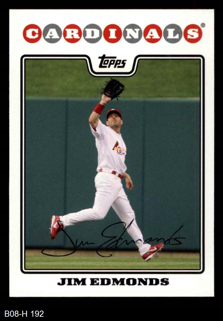 2008 Topps #192 Jim Edmonds