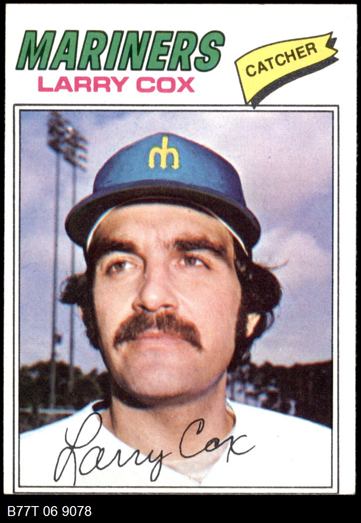 1977 Topps #379 Larry Cox 3 - VG