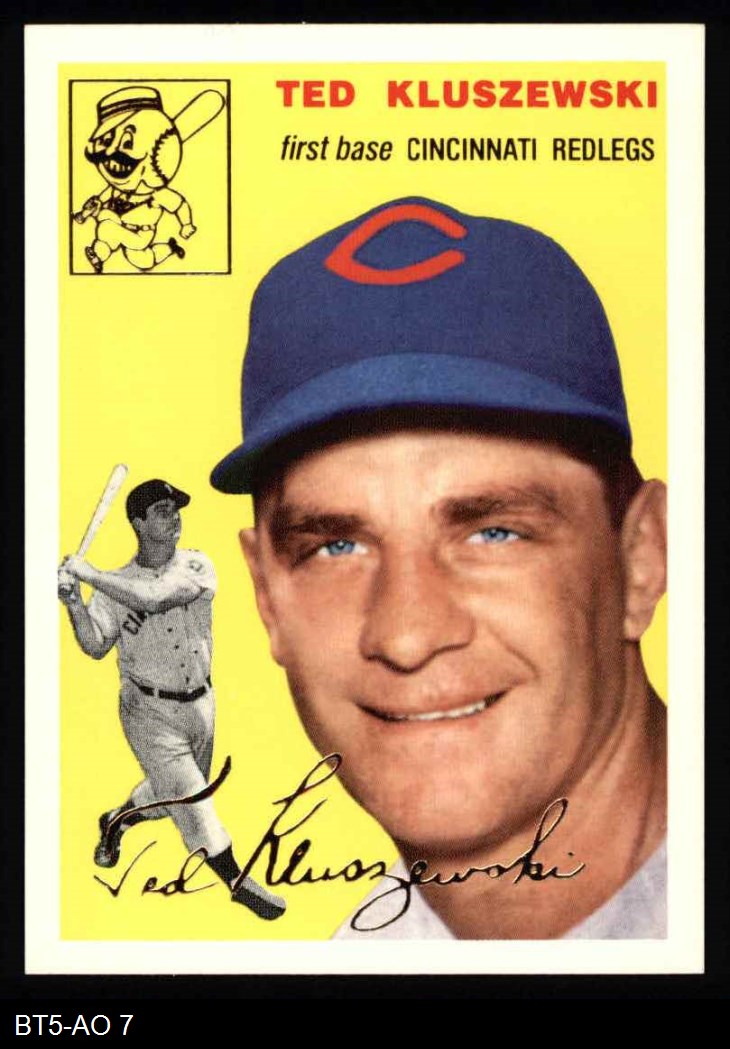 1954 Topps REPRINT Cincinnati Reds Team Set