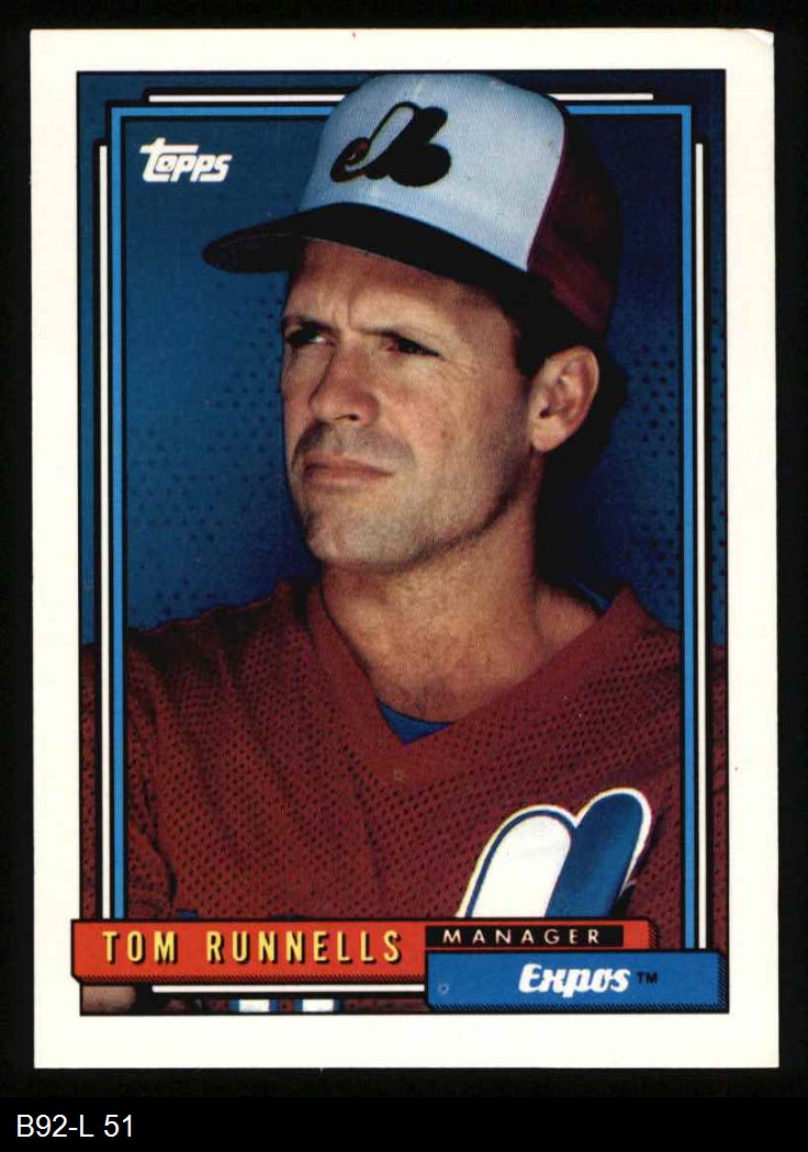 1992 Topps #51 Tom Runnells