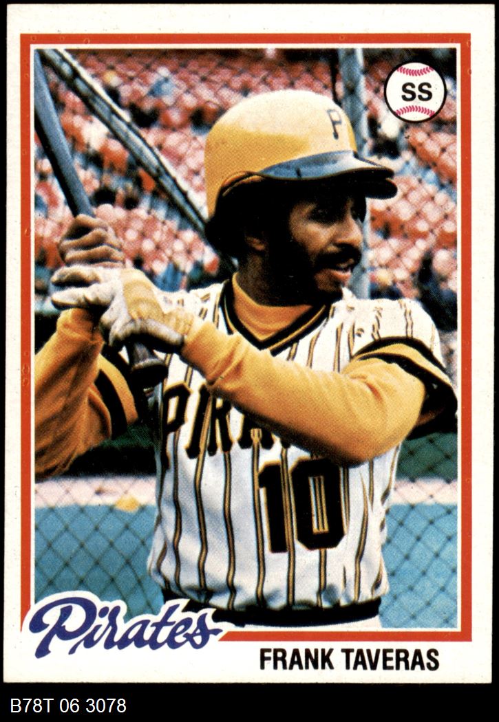 1978 Topps Pittsburgh Pirates Team Set
