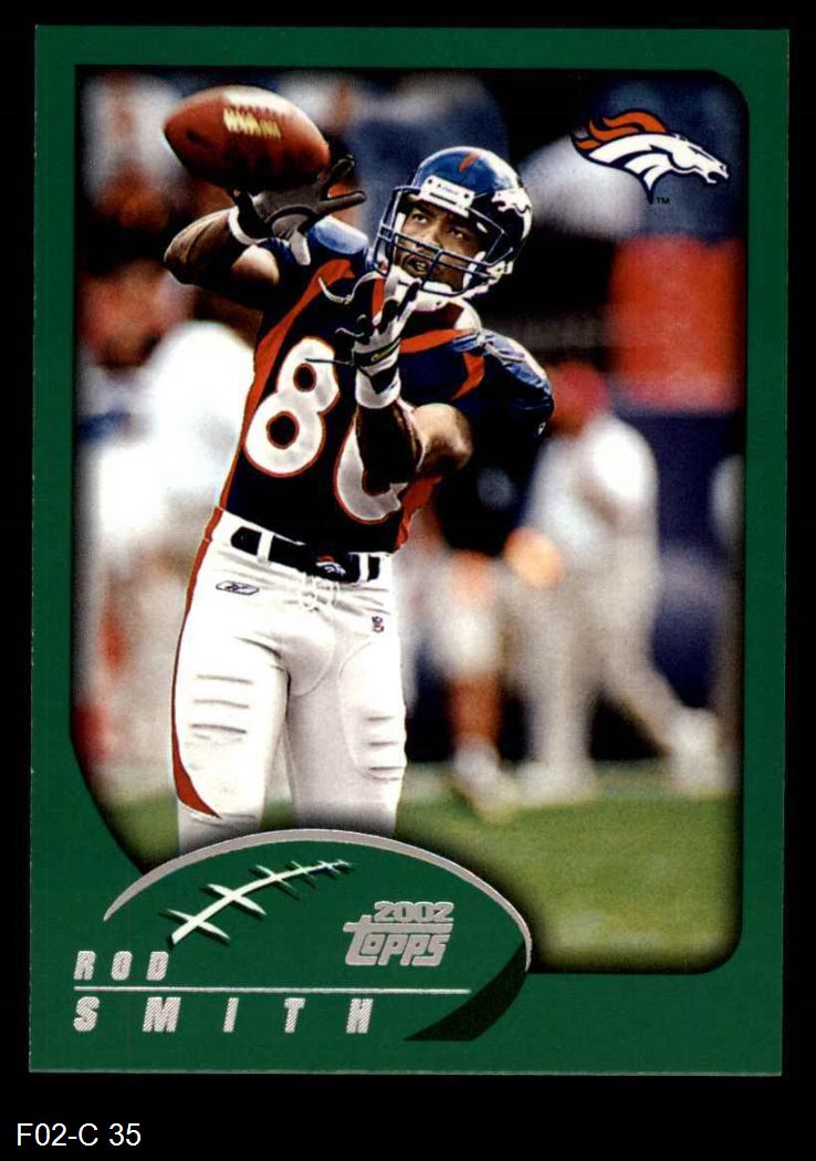 2002 Topps Denver Broncos Almost Complete Team Set