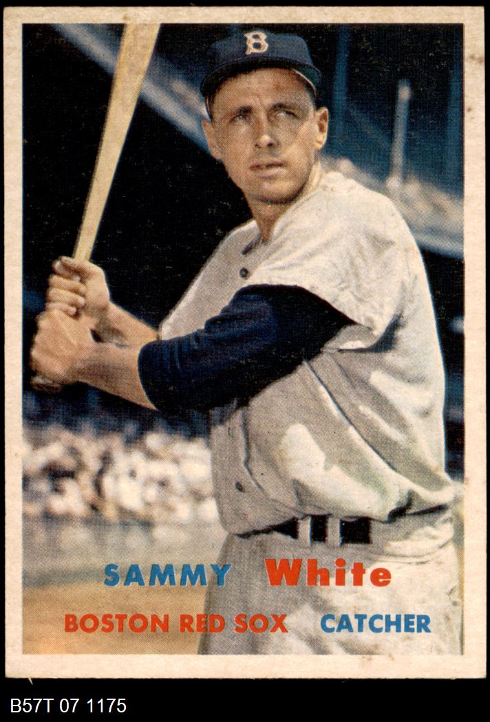1957 Topps #163 Sam Sammy White