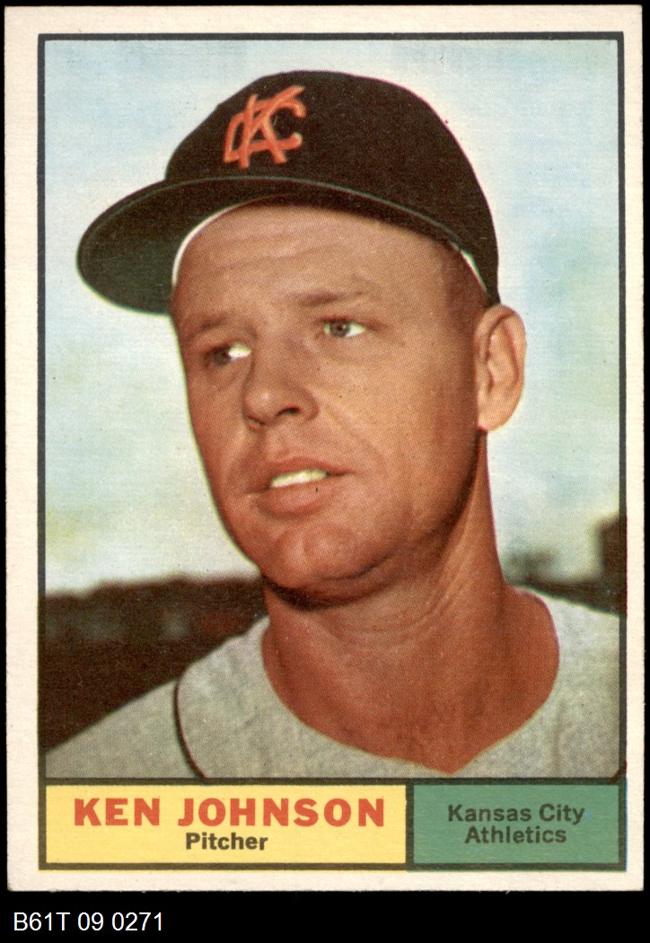 1961 Topps #24 Ken Johnson
