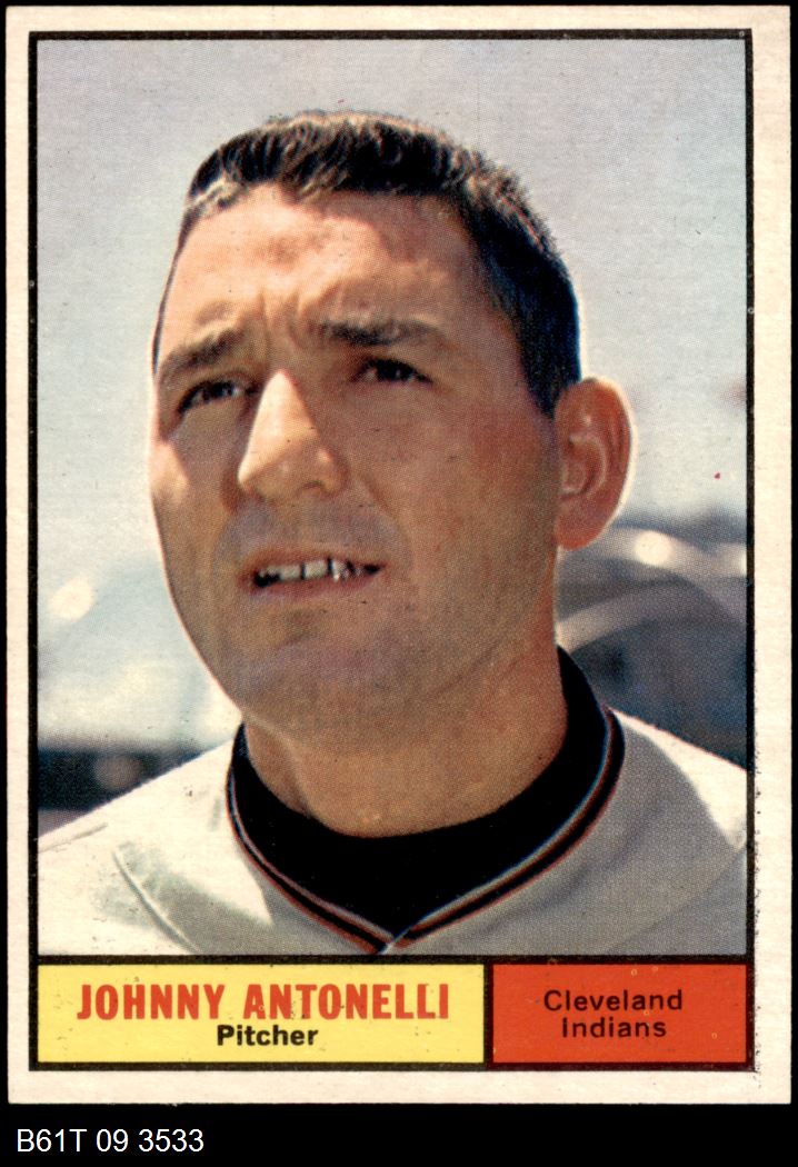 1961 Topps #115 John Johnny Antonelli