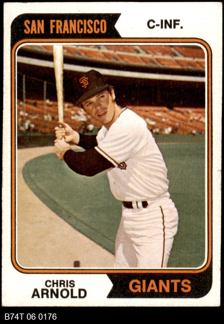 1974 Topps San Francisco Giants Team Set