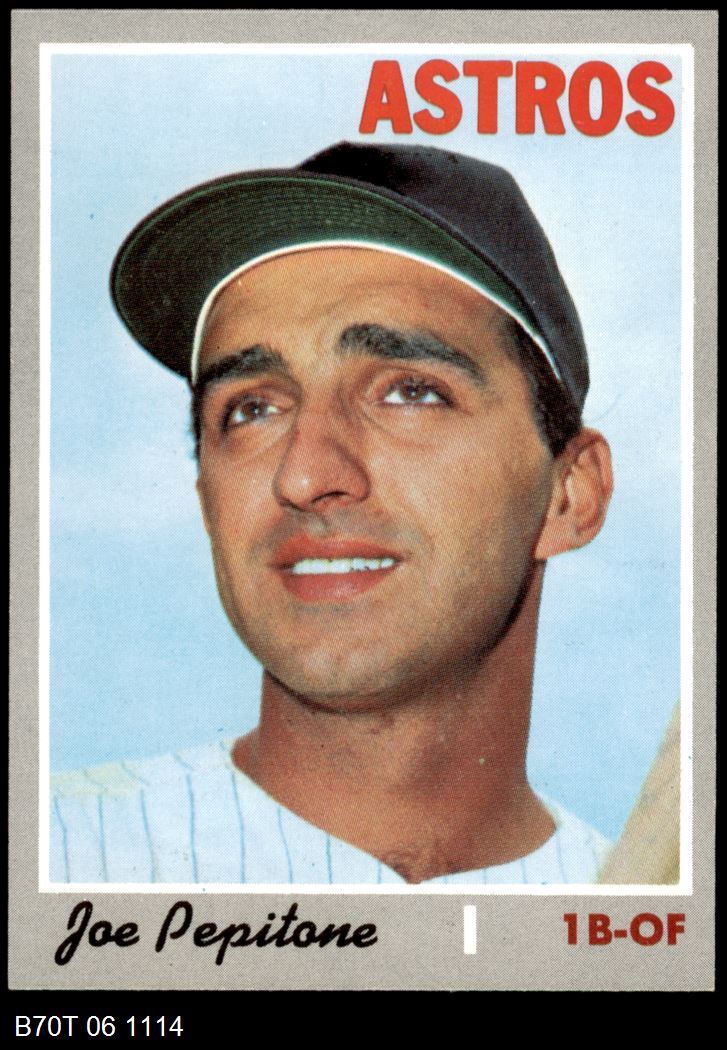 1970 Topps #598 Joe Pepitone