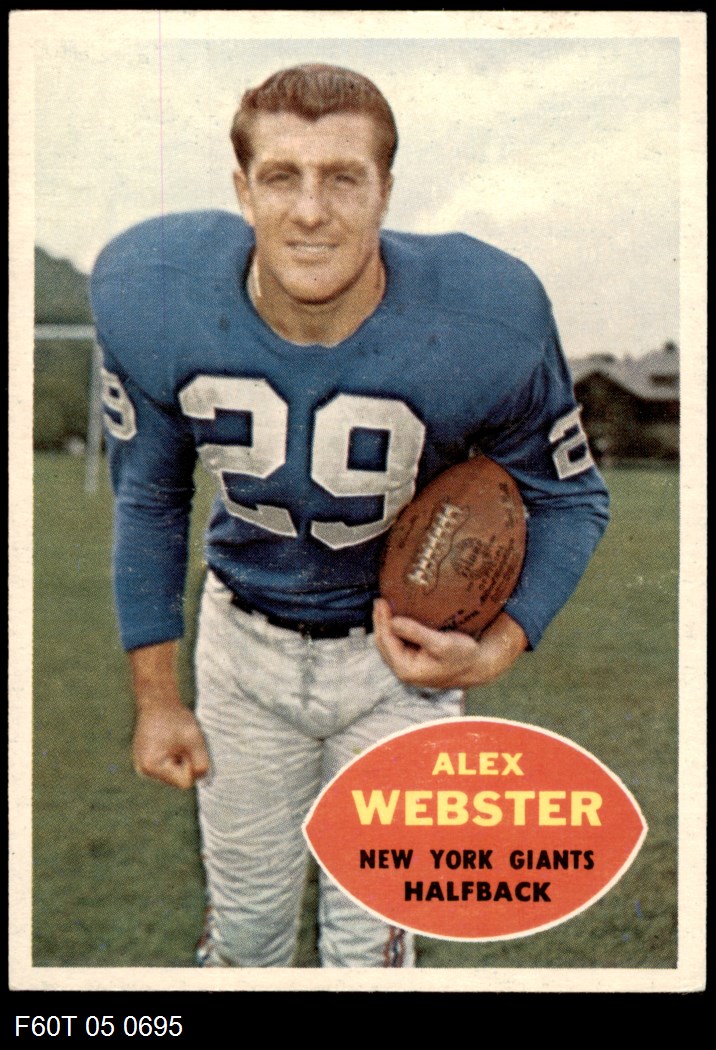 1960 Topps #75 Alex Webster
