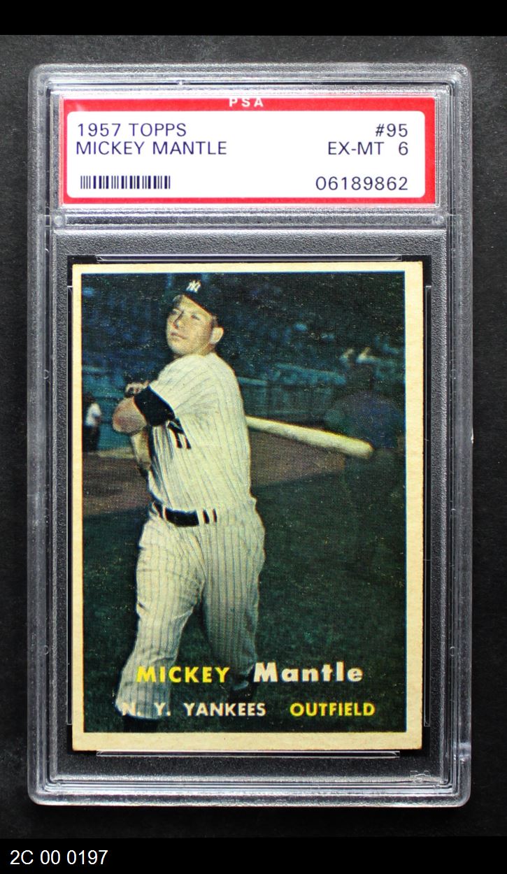 1957 Topps #95 Mickey Mantle