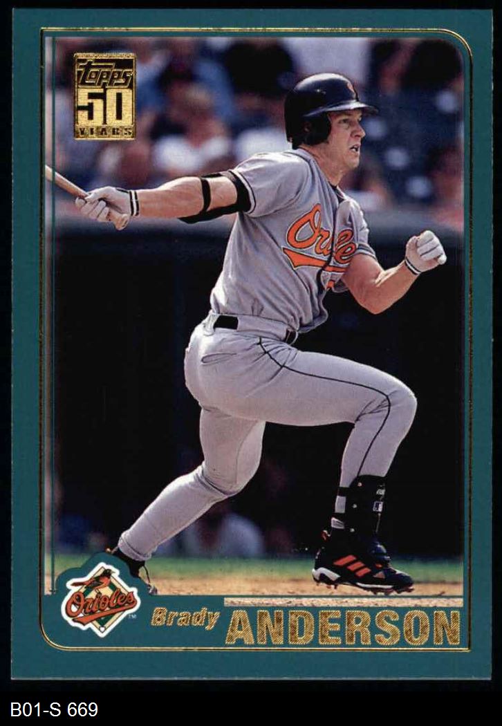 2001 Topps #669 Brady Anderson