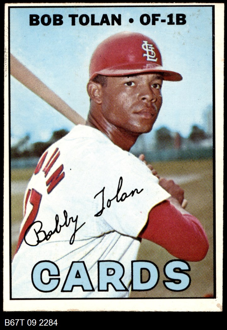 1967 Topps #474 Bob Bobby Tolan
