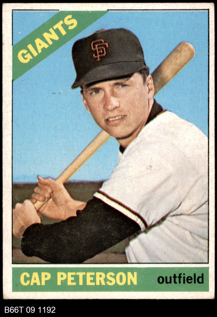 1966 Topps #349 Cap Peterson