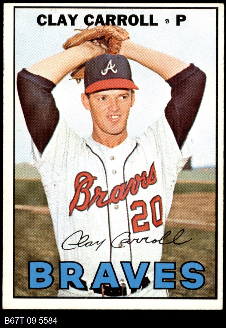 1967 Topps #219 Clay Carroll